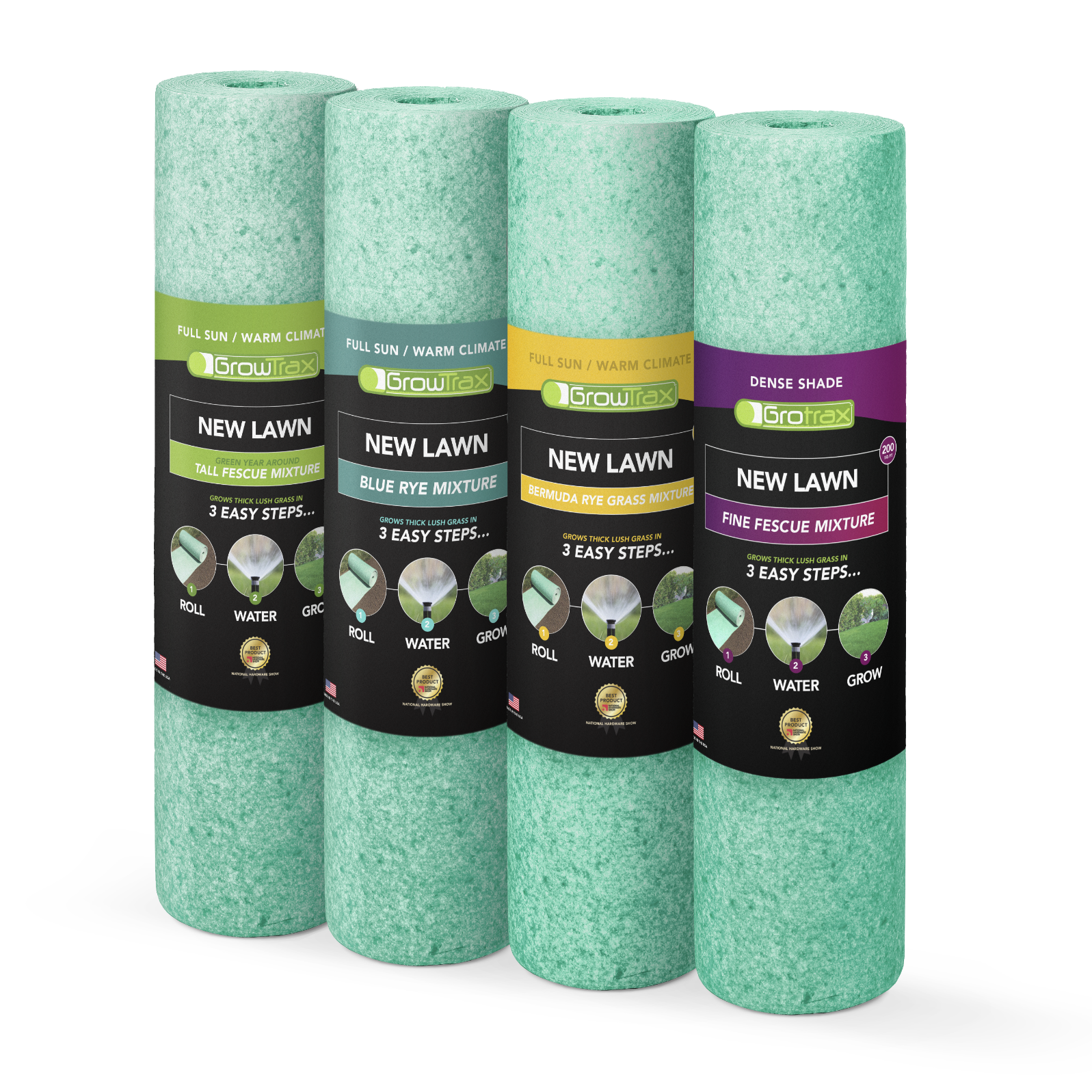 New Lawn (200 sq ft roll) – GrowTrax Grass